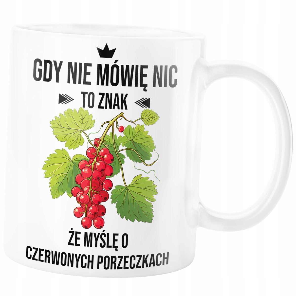 KUBEK TO ZNAK ŻE MYŚLĘ O CZERWONE PORZECZKI - Inna marka | Sklep EMPIK.COM