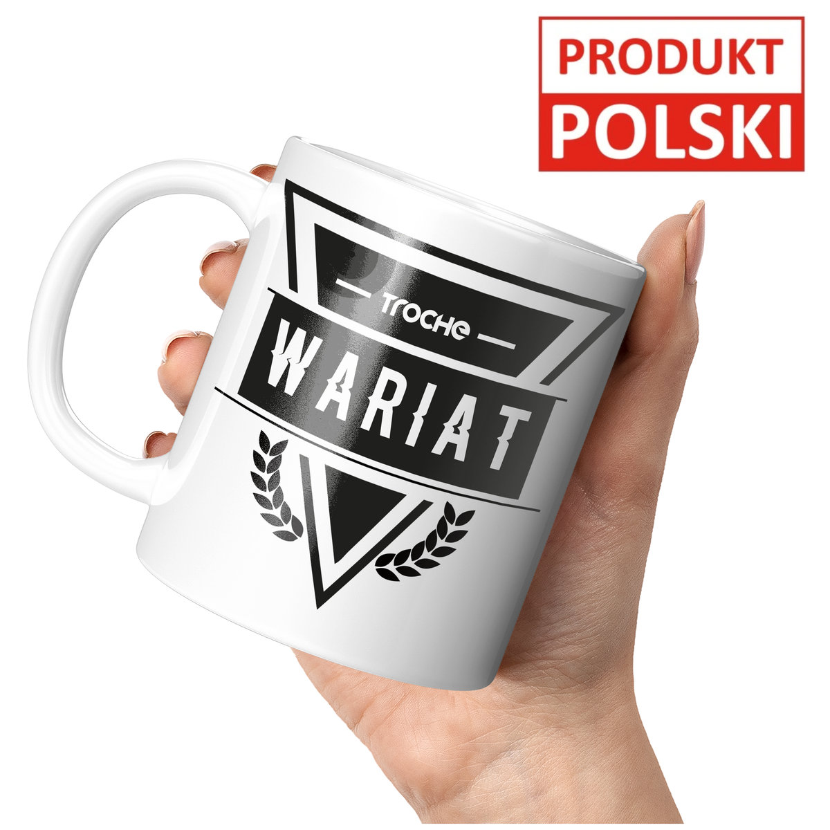 KUBEK TROCHĘ WARIAT PREZENT NA WALENTYNKI DLA NIEGO CHŁOPAKA FACETA ...