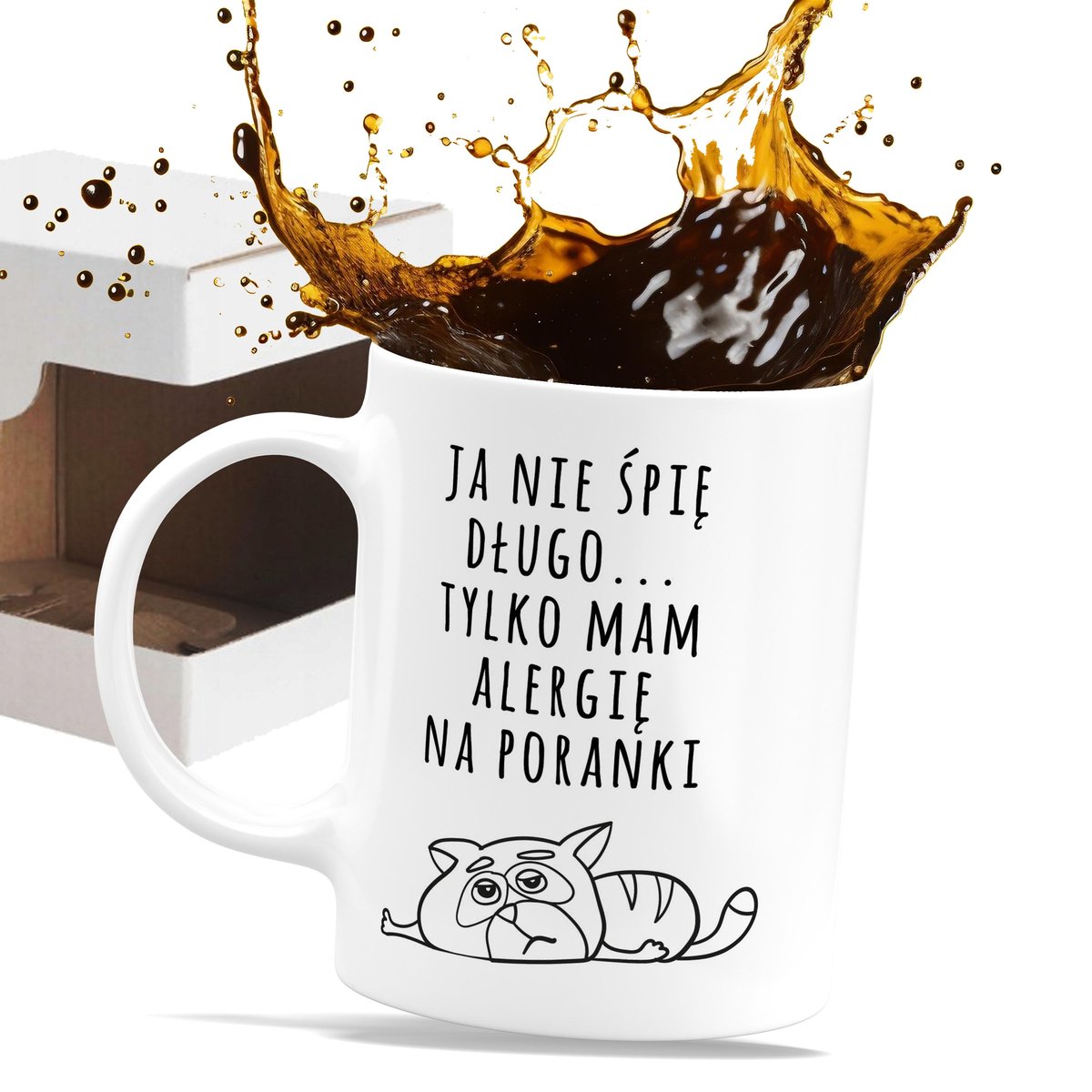 Kubek, TYLKO MAM ALERGIĘ NA PORANKI, 330 ml - Inna marka | Sklep EMPIK.COM