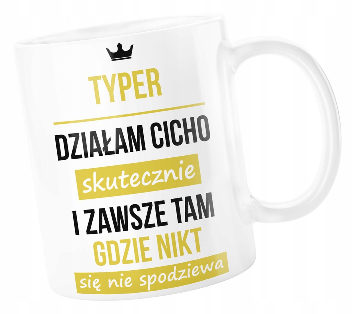 KUBEK TYPER DZIAŁAM CICHO PREZENT - Inna marka | Sklep EMPIK.COM