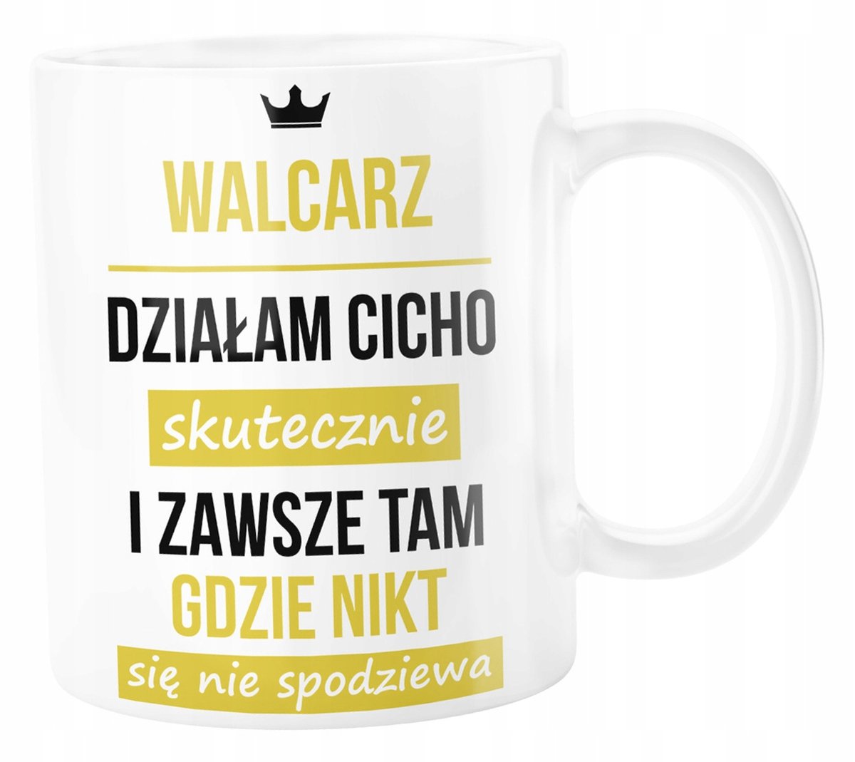 KUBEK WALCARZ DZIAŁAM CICHO PREZENT - Inna marka | Sklep EMPIK.COM