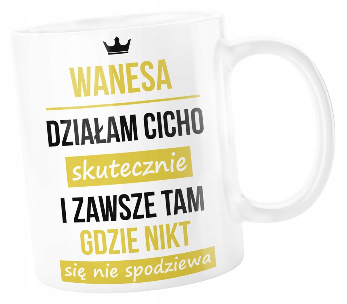 KUBEK WANESA DZIAŁAM CICHO SKUTECZNIE - Inna marka | Sklep EMPIK.COM