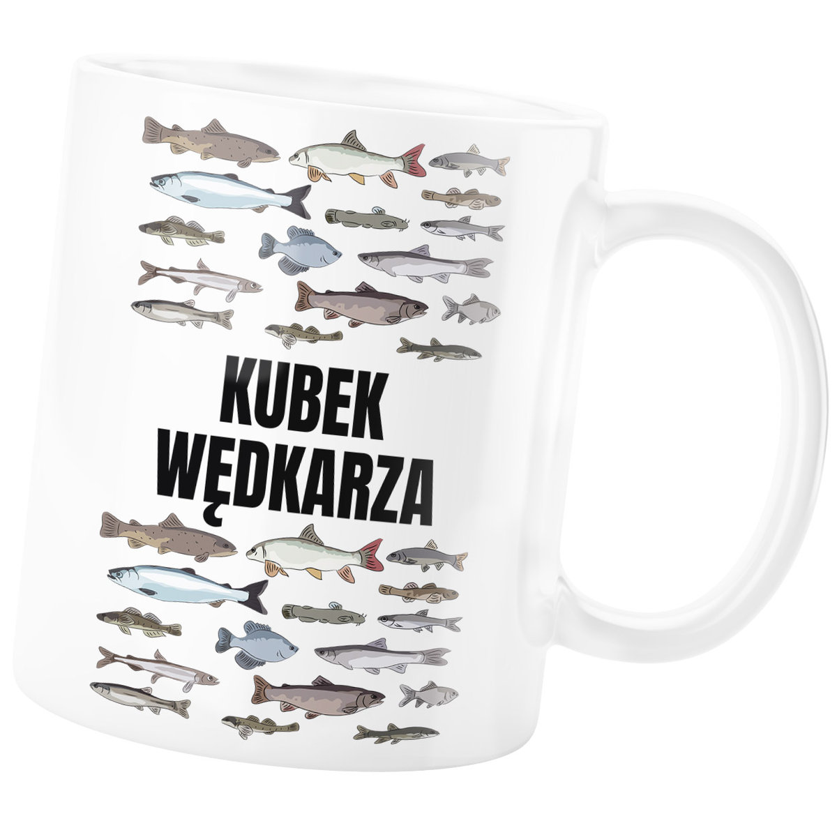 KUBEK WĘDKARZA Z RYBAMI RÓŻNE RYBY WĘDKARSTWO PREZENT - Inna marka | Sklep EMPIK.COM