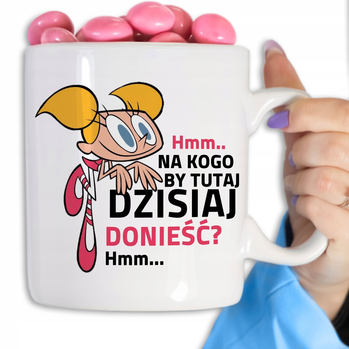 KUBEK WIELKI ŚMIESZNY DO PRACY PREZENT NA KOGO BY TUTAJ DZISIAJ DONIEŚĆ ...
