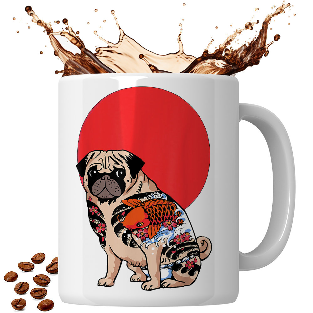 Kubek Yakuza pug mops pies mafia - VoloDonum | Sklep EMPIK.COM
