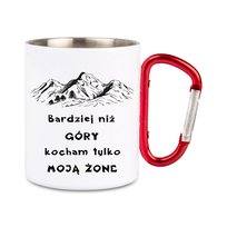 Kubek z karabińczykiem, Góry, Prezent MBI-GR-018 - Inna marka | Sklep EMPIK.COM
