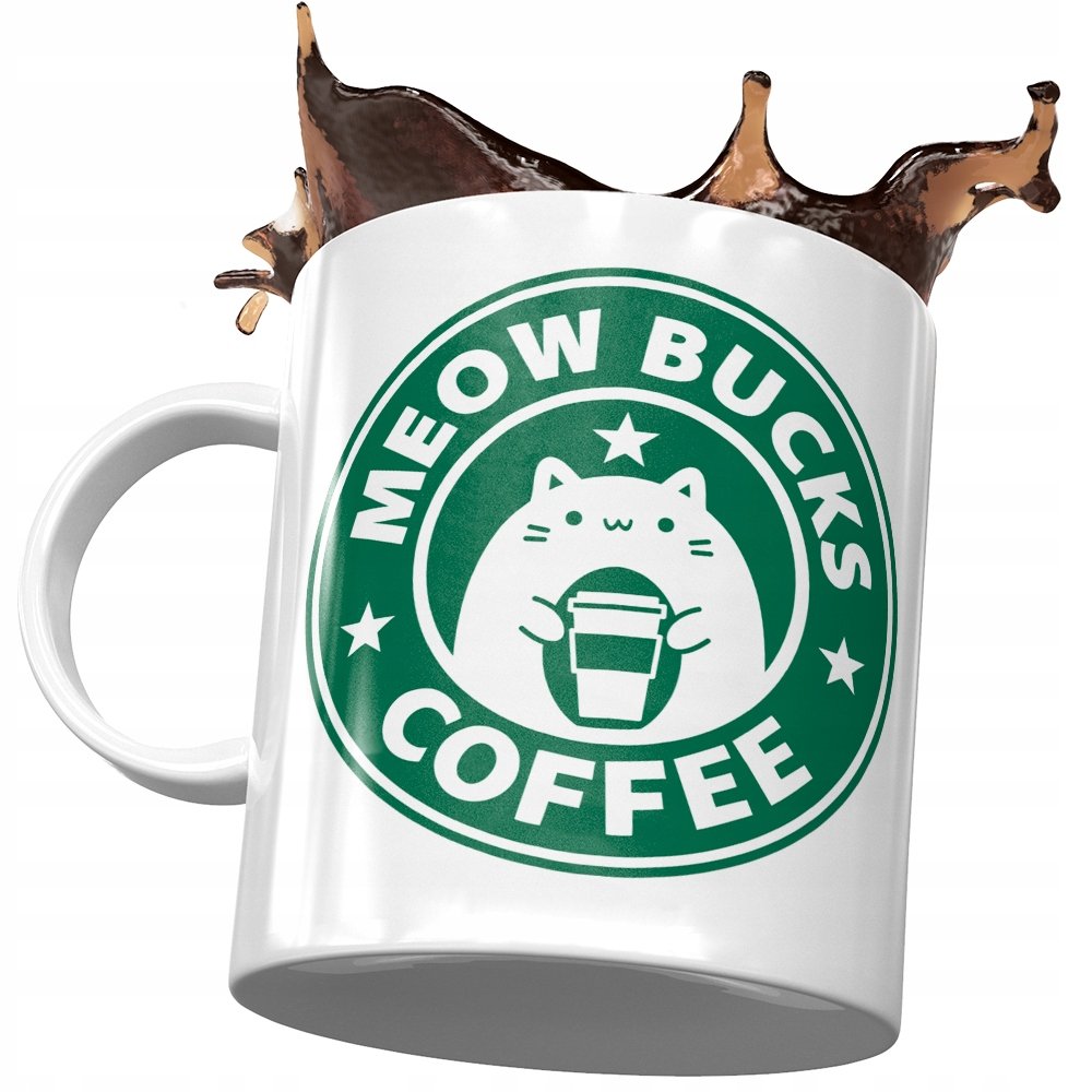 Kubek z Kotem Kotkiem Kociakiem Słodki na Prezent z Nadrukiem ze ...