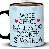 Kubek Z Nadrukiem COOKER SPANIEL DLA FANA Czarno Biały Kreator - Inna ...