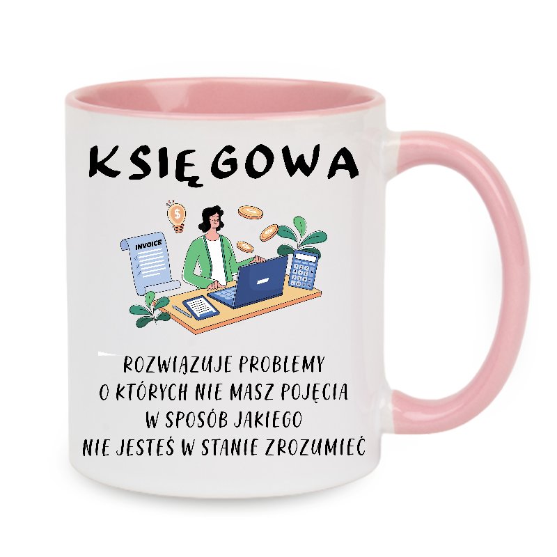 Kubek z nadrukiem Księgowa, Księgowy BCR-KSI-007 - Inna marka | Sklep EMPIK.COM