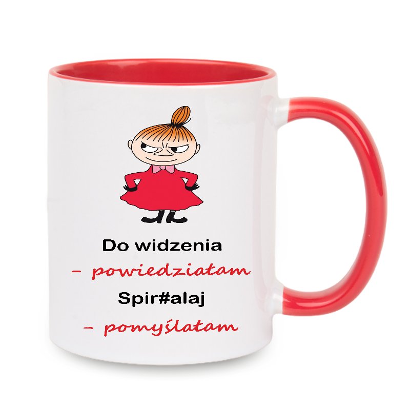 Kubek z nadrukiem Mała Mi, Muminki, Śmieszne, BCCZ-MI-005 - Inna marka ...
