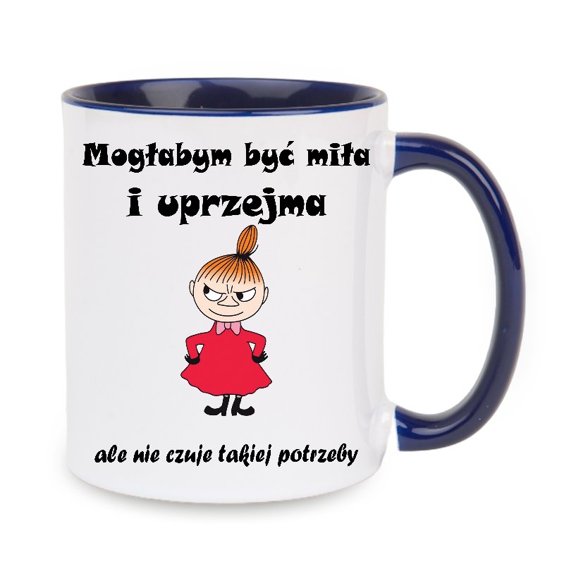 Kubek z nadrukiem Mała Mi, Muminki, Śmieszne, BCGR-MI-010 - Inna marka ...