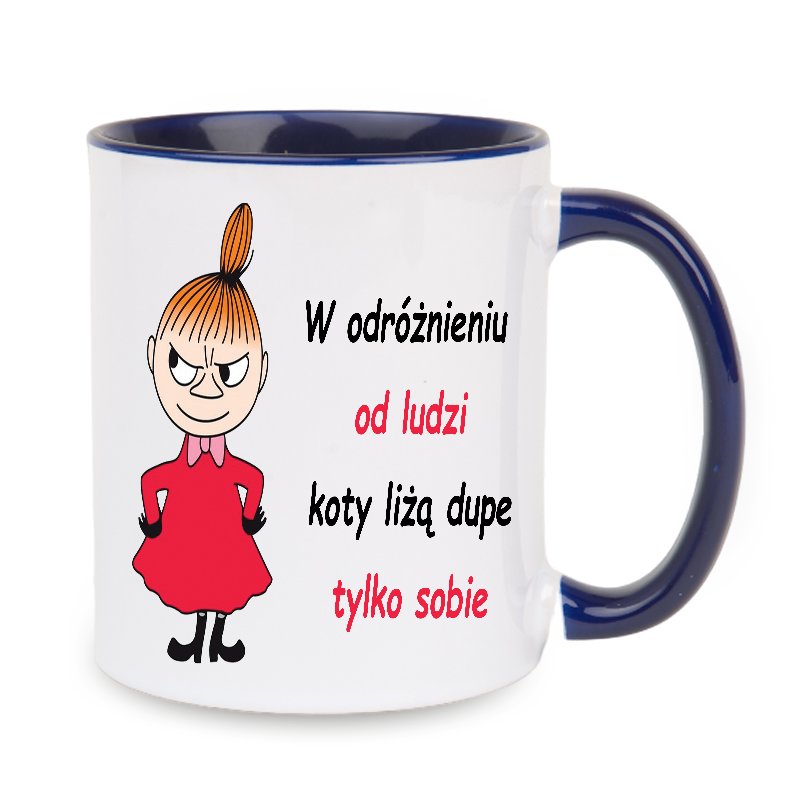 Kubek z nadrukiem Mała Mi, Muminki, Śmieszne, BCGR-MI-046 - Inna marka ...