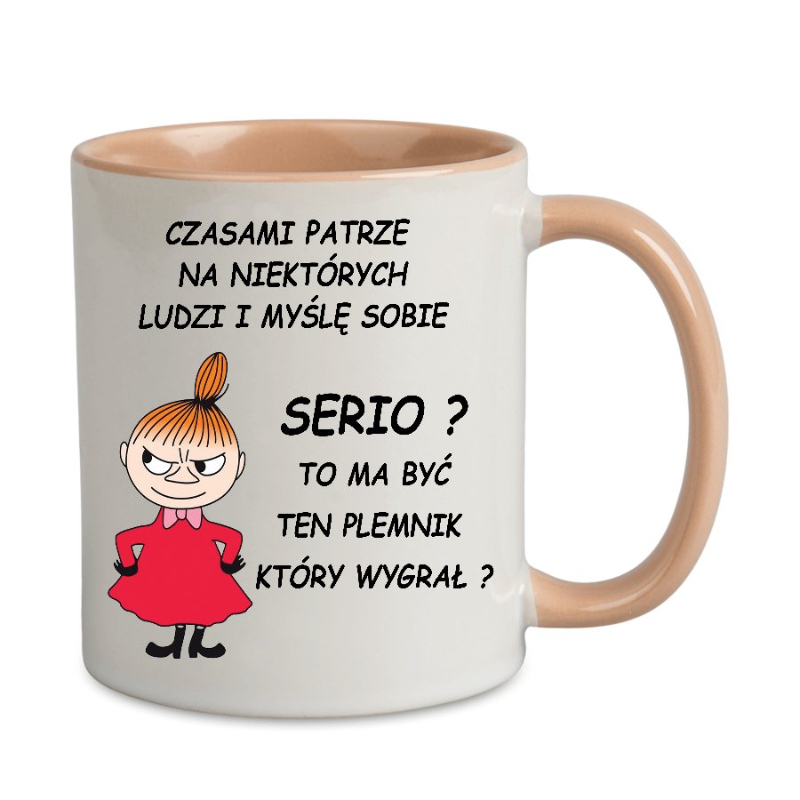Kubek z nadrukiem Mała Mi, Muminki, Śmieszne, BCJB-MI-064 - Inna marka | Sklep EMPIK.COM