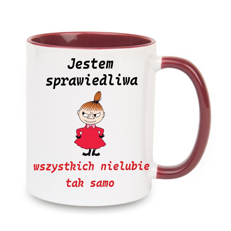 Kubek z nadrukiem Mała Mi, Muminki, Śmieszne, BCKA-MI-007 - Inna marka ...