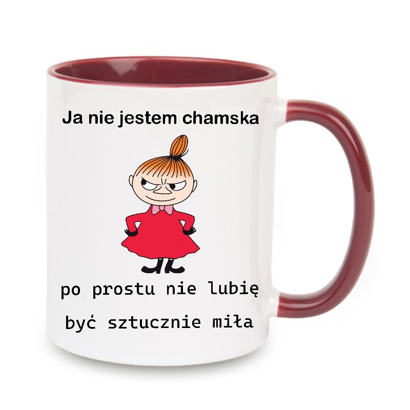 Kubek z nadrukiem Mała Mi, Muminki, Śmieszne, BCKA-MI-011 - Inna marka ...