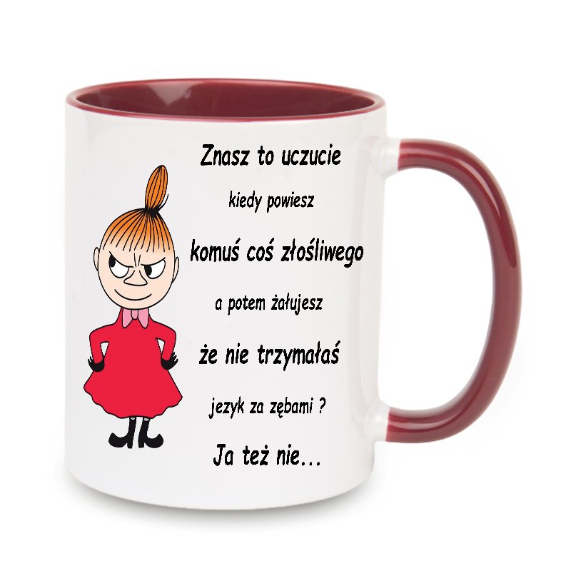 Kubek z nadrukiem Mała Mi, Muminki, Śmieszne, BCKA-MI-032 - Inna marka | Sklep EMPIK.COM