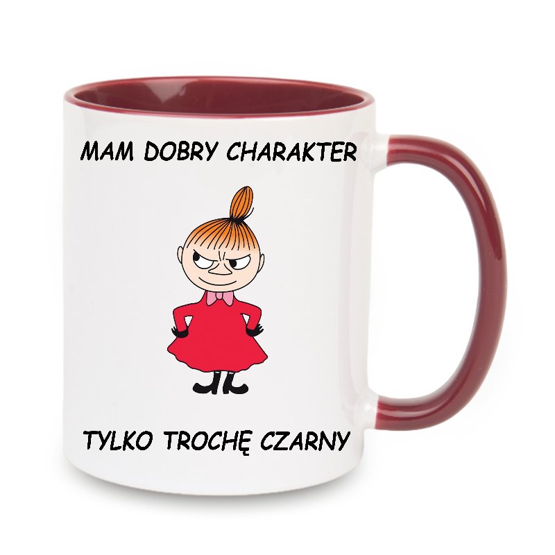 Kubek z nadrukiem Mała Mi, Muminki, Śmieszne, BCKA-MI-039 - Inna marka ...