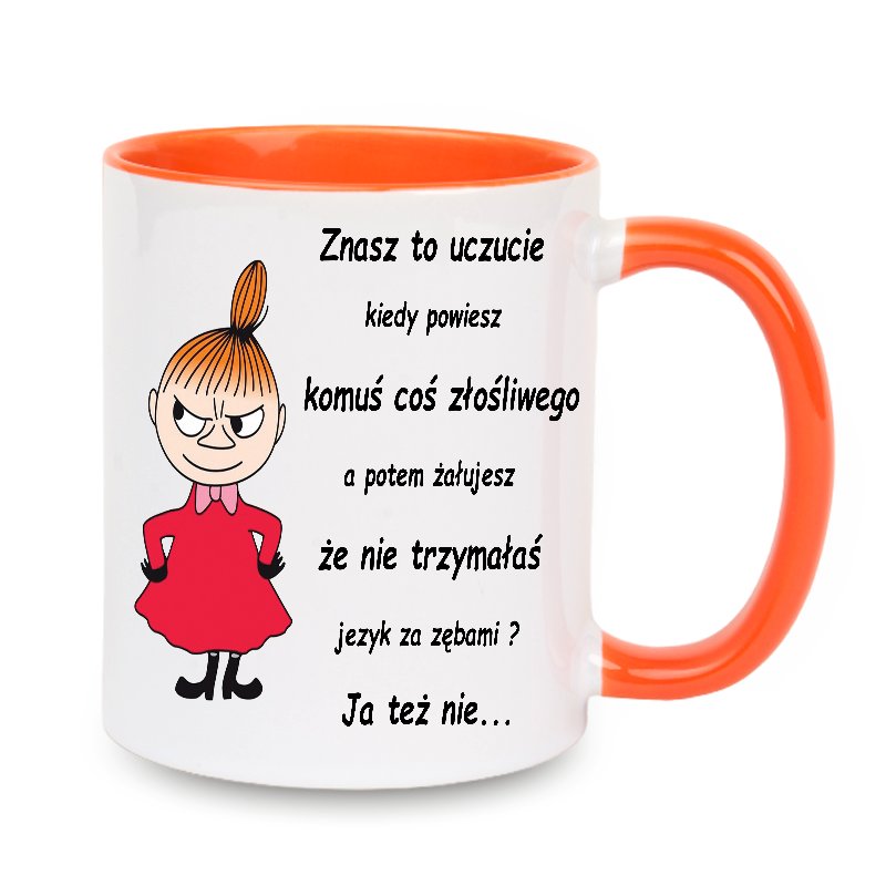 Kubek z nadrukiem Mała Mi, Muminki, Śmieszne, BCP-MI-032 - Inna marka | Sklep EMPIK.COM