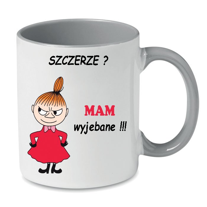 Kubek z nadrukiem Mała Mi, Muminki, Śmieszne, BCSZ-MI-059 - Inna marka | Sklep EMPIK.COM