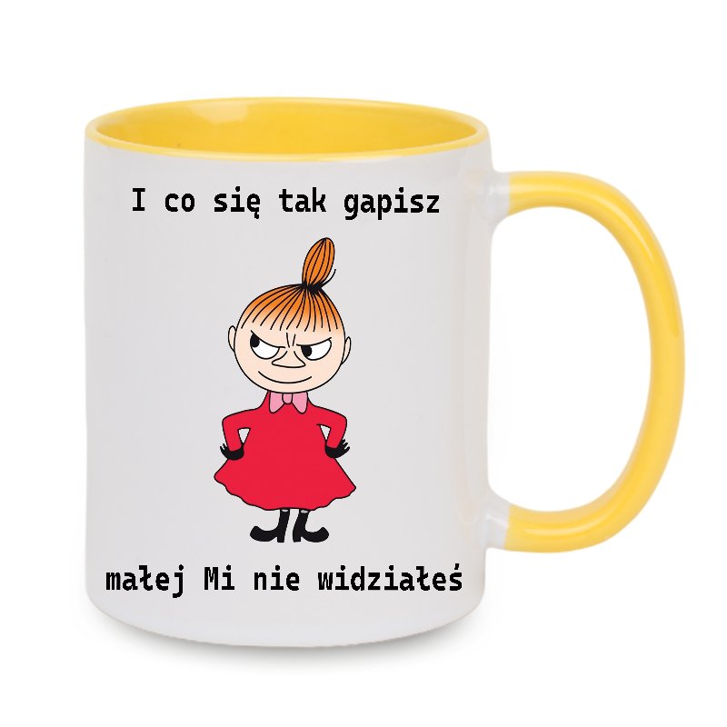 Kubek z nadrukiem Mała Mi, Muminki, Śmieszne, BCŻÓ-MI-012 - Inna marka ...