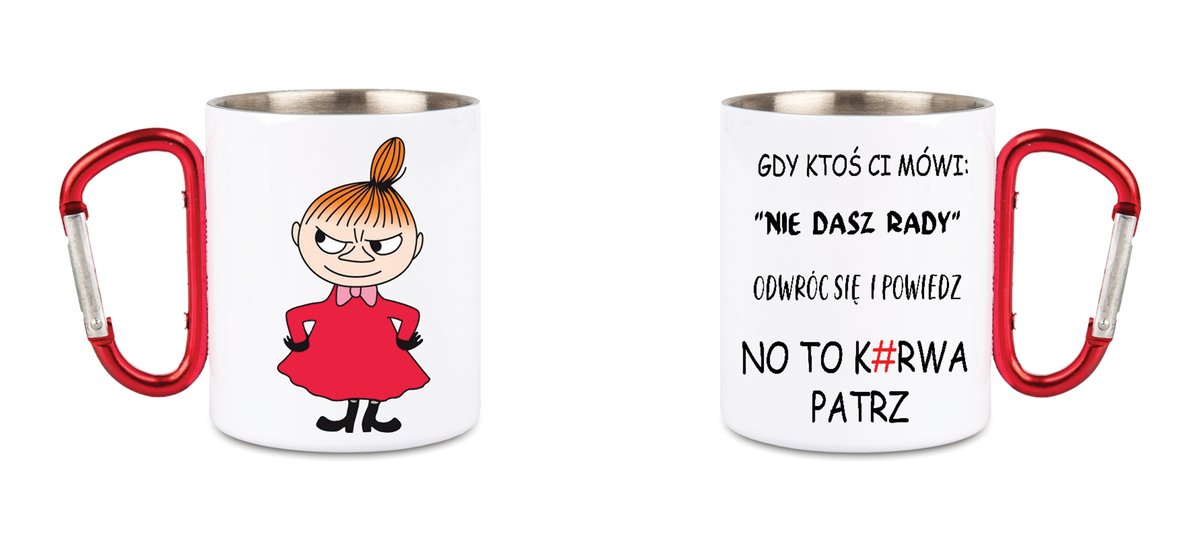 Kubek z nadrukiem Mała Mi, Muminki, Śmieszne, MBI-MI-070 - Inna marka | Sklep EMPIK.COM