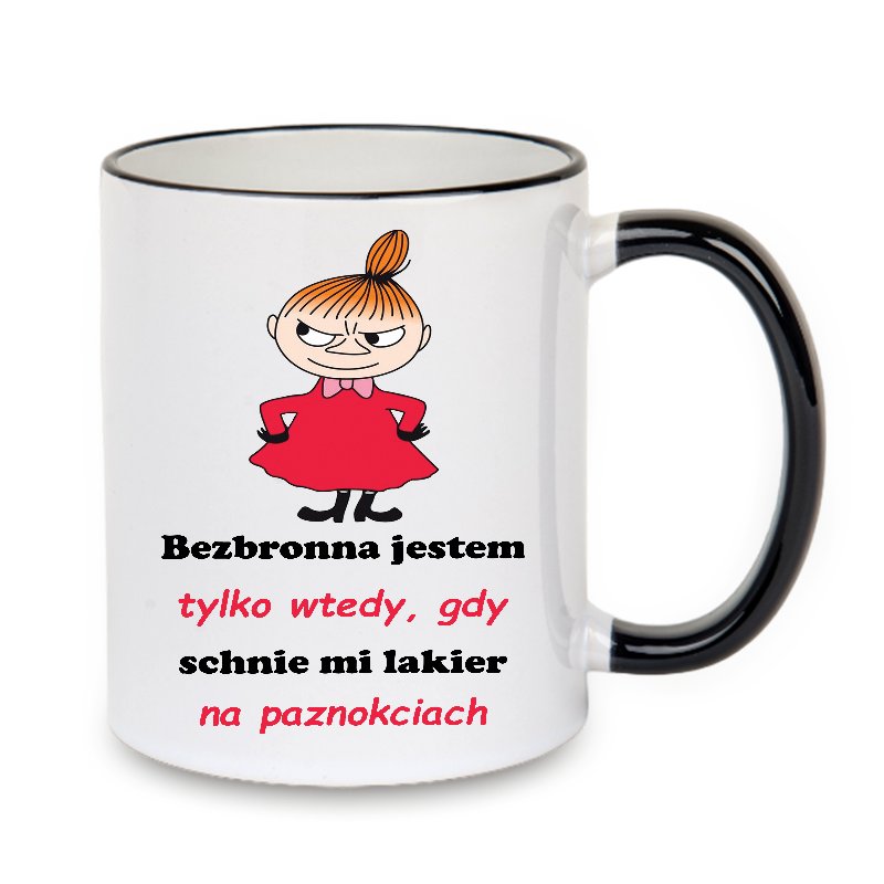 Kubek z nadrukiem Mała Mi, Muminki, Śmieszne, Zabawny tekst BUC-MI-034 - Inna marka | Sklep ...