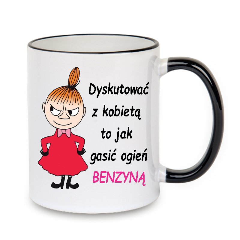 Kubek z nadrukiem Mała Mi, Muminki, Śmieszne, Zabawny tekst BUC-MI-066 - Inna marka | Sklep ...