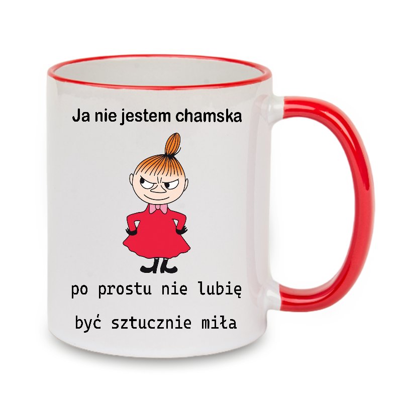 Kubek z nadrukiem Mała Mi, Muminki, Śmieszne, Zabawny tekst BUCZ-MI-011 - Inna marka | Sklep ...