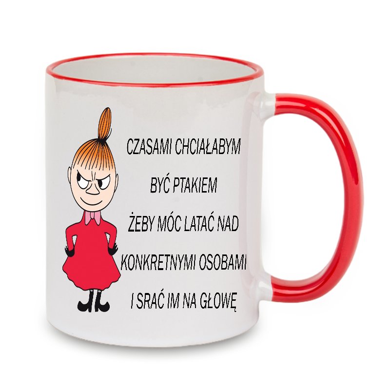 Kubek z nadrukiem Mała Mi, Muminki, Śmieszne, Zabawny tekst BUCZ-MI-031 - Inna marka | Sklep ...