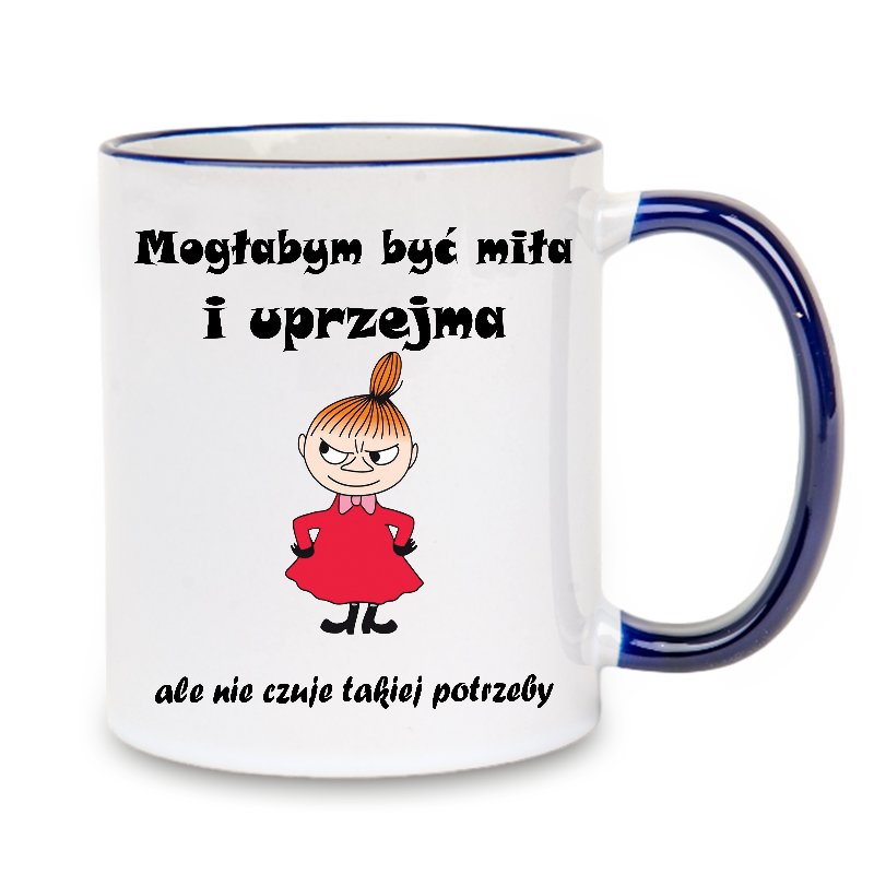 Kubek z nadrukiem Mała Mi, Muminki, Śmieszne, Zabawny tekst BUG-MI-010 - Inna marka | Sklep ...