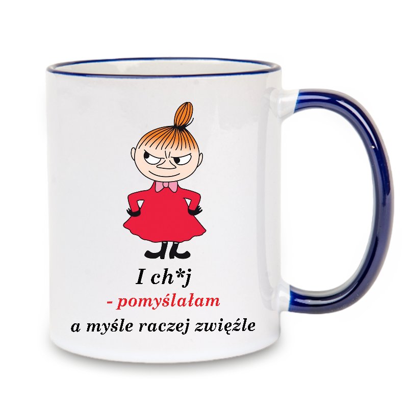 Kubek z nadrukiem Mała Mi, Muminki, Śmieszne, Zabawny tekst BUG-MI-016 - Inna marka | Sklep ...