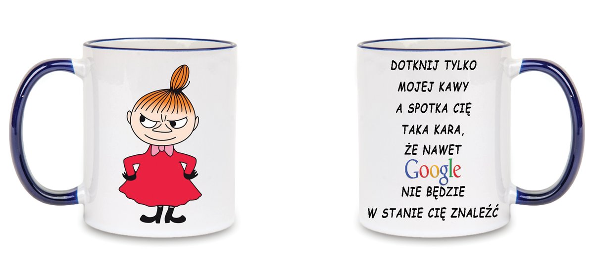 Kubek z nadrukiem Mała Mi, Muminki, Śmieszne, Zabawny tekst BUG-MI-073 - Inna marka | Sklep ...