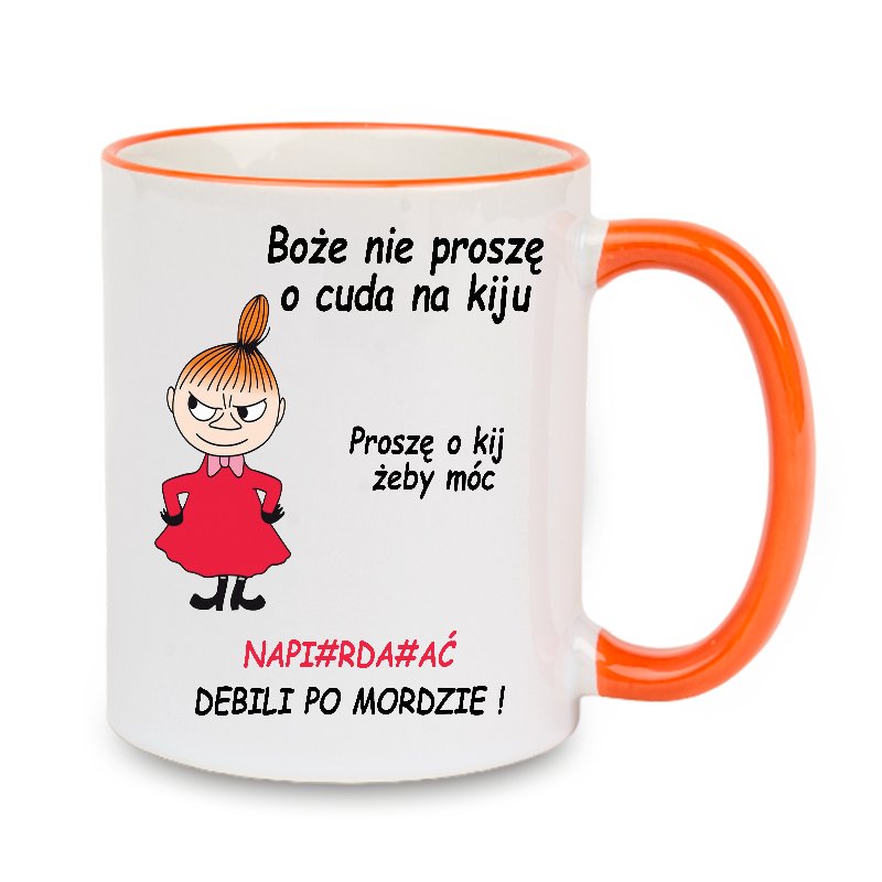 Kubek z nadrukiem Mała Mi, Muminki, Śmieszne, Zabawny tekst BUP-MI-058 - Inna marka | Sklep ...