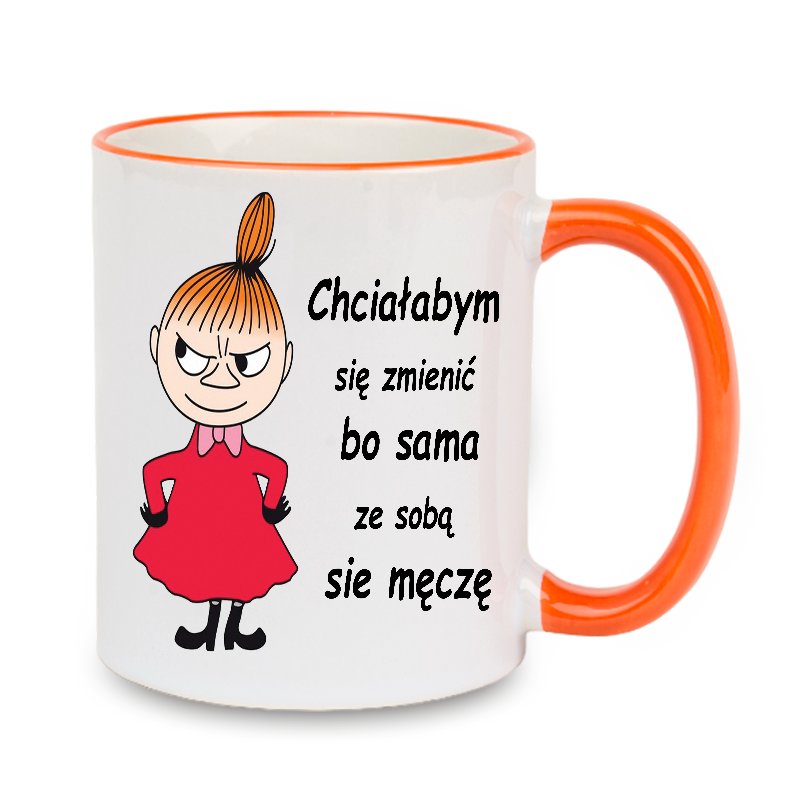 Kubek z nadrukiem Mała Mi, Muminki, Śmieszne, Zabawny tekst BUP-MI-065 - Inna marka | Sklep ...