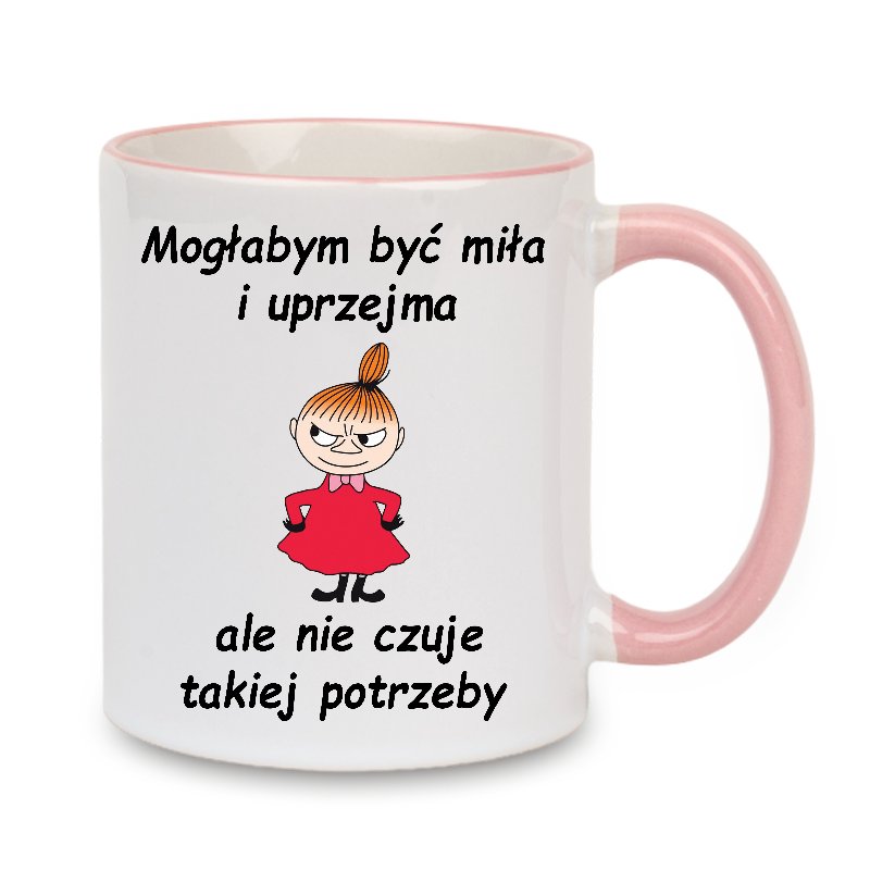 Kubek z nadrukiem Mała Mi, Muminki, Śmieszne, Zabawny tekst BUR-MI-008 - Inna marka | Sklep ...