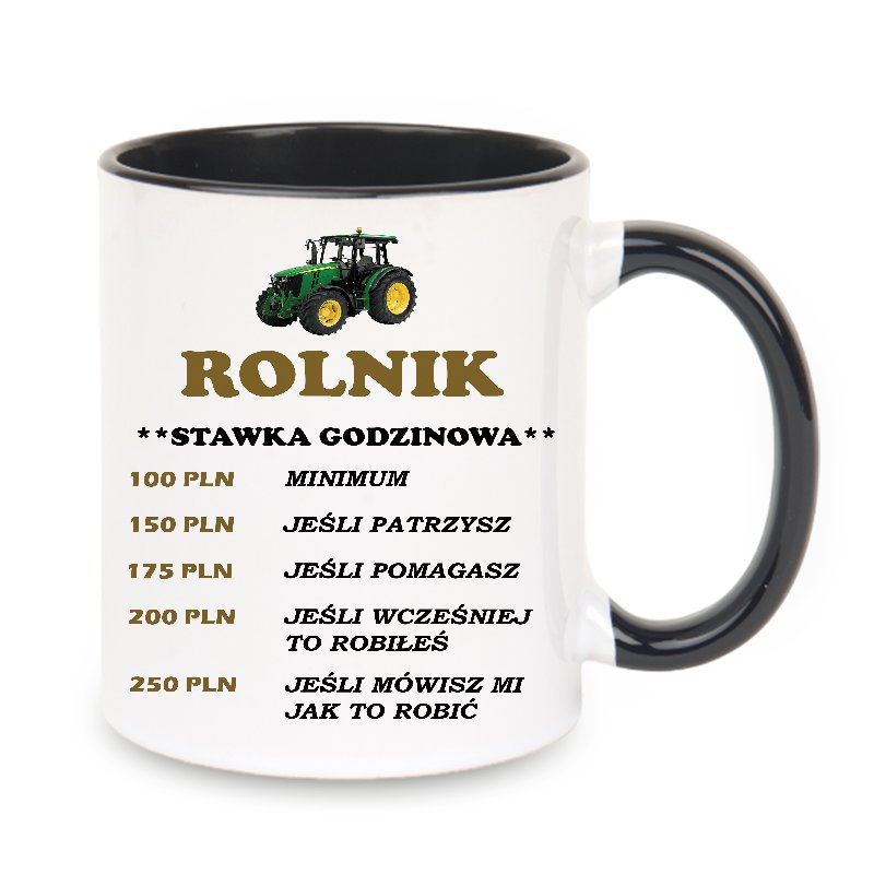 Kubek z nadrukiem Rolnik, Śmieszne, Zabawny tekst BCC-ROL-002 - Inna marka | Sklep EMPIK.COM