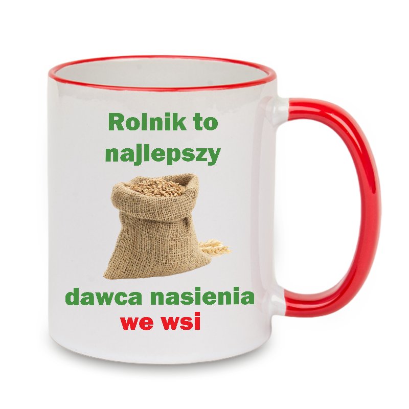 Kubek z nadrukiem Rolnik, Śmieszne, Zabawny tekst BUCZ-ROL-007 - Inna marka | Sklep EMPIK.COM