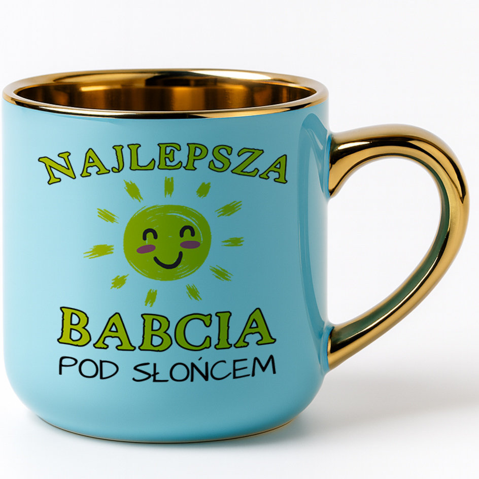 Kubek z nadrukiem SLONCE dla babci prezent na urodziny i święta 18 30 ...