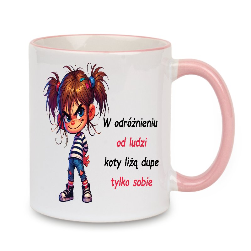 Kubek z nadrukiem, Śmieszne, Zabawny tekst BUR-MI-046 - Inna marka | Sklep EMPIK.COM