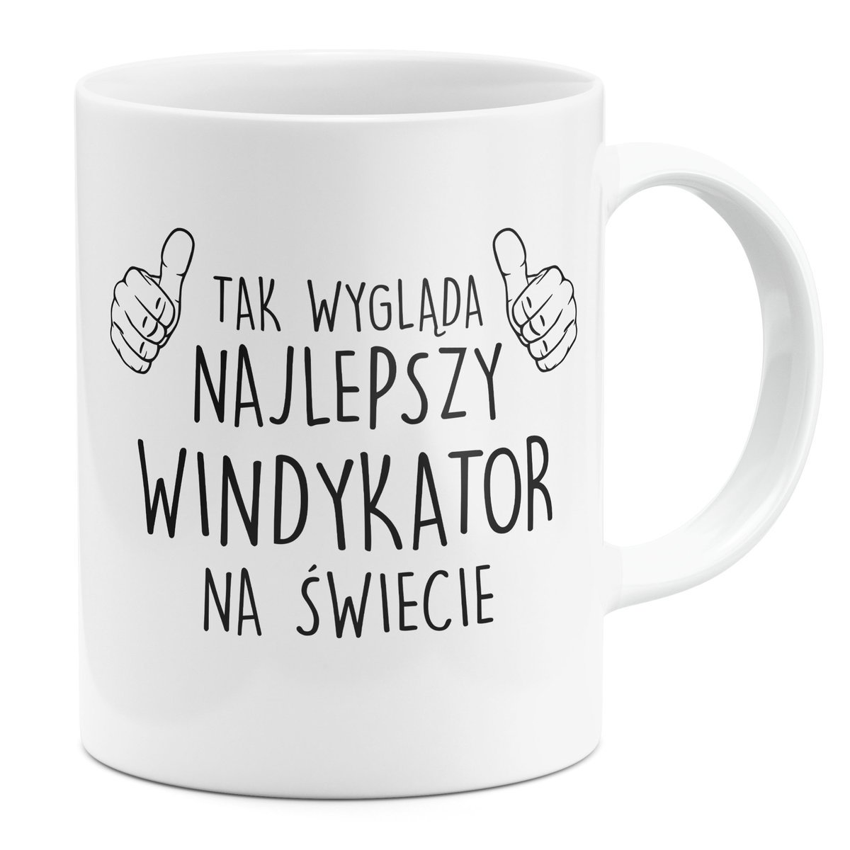 Kubek z Nadrukiem Tak Wygląda Najlepszy Windykator Na Świecie Prezent ...