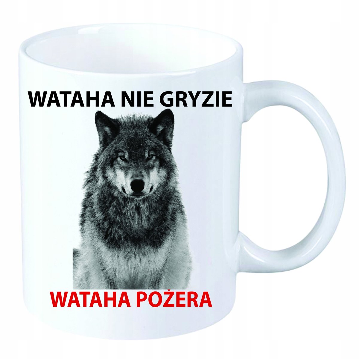 KUBEK Z NADRUKIEM ZE ZDJĘCIEM Wataha Wardęga Wilki - Atram | Sklep ...