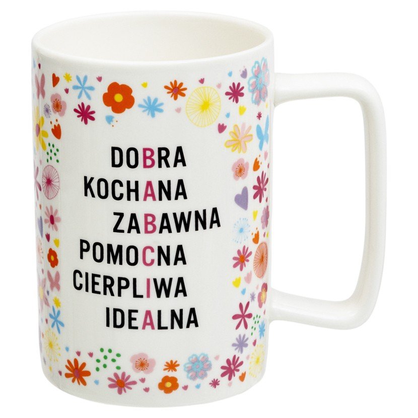 Kubek z napisem, Dzień Babci i Dziadka, kwiaty, 410 ml - Empik | Sklep ...