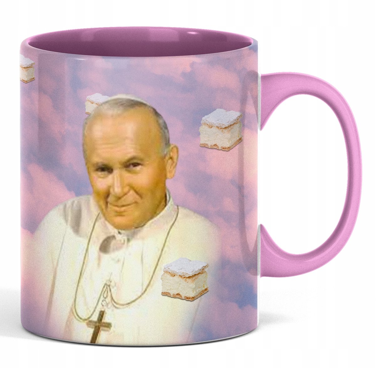 KUBEK Z PAPIEŻEM PAPIEŻ JAN PAWEŁ DRUGI 2 JP2 PREZENT ŚMIESZNY NADRUK ...