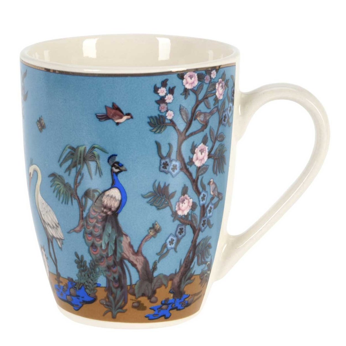 Kubek z porcelany Ashley 320 ml wzór 3 - Siaki Collection | Sklep EMPIK.COM