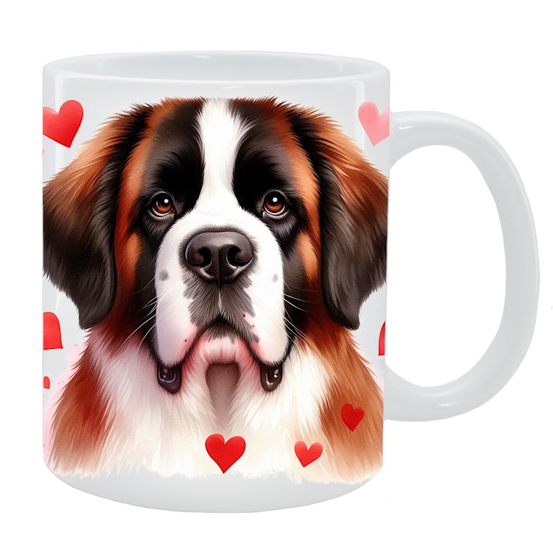 Kubek z psem - Bernardyn krótkowłosy - Kolekcja Love - Inna marka | Sklep EMPIK.COM