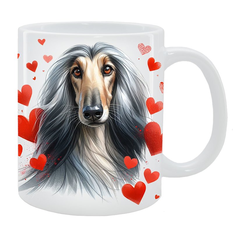 Kubek z psem - Chart afgański - Kolekcja Love - Inna marka | Sklep ...