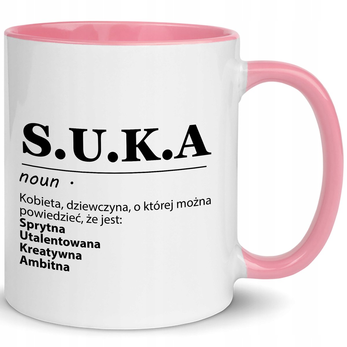 KUBEK Z ŚMIESZNY NADRUK SUKA DLA DZIEWCZYNY ŻONY - Inna marka | Sklep EMPIK.COM