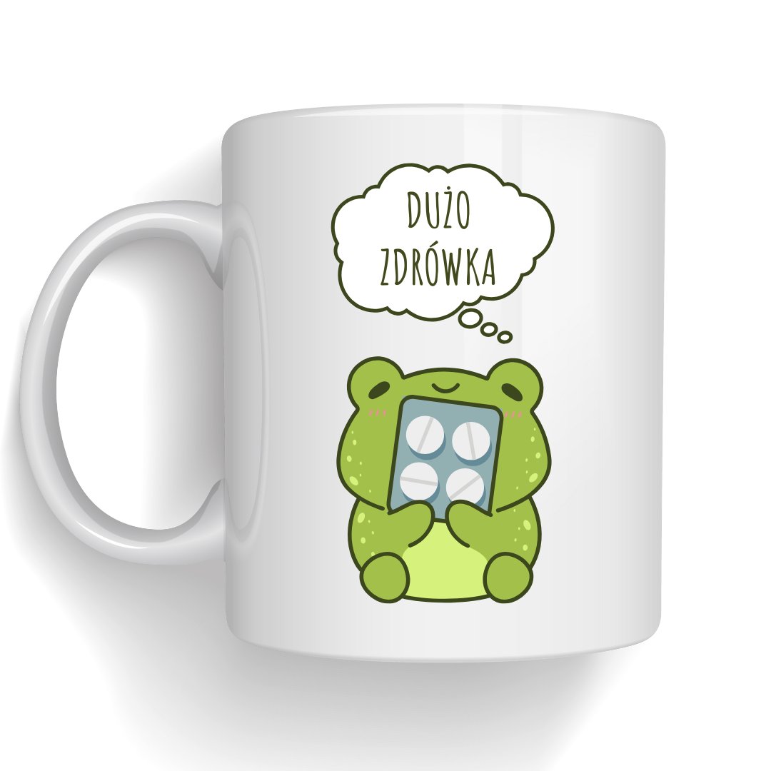 Kubek Z Żabą Dużo Zdrówka - PD.Druk3D | Sklep EMPIK.COM