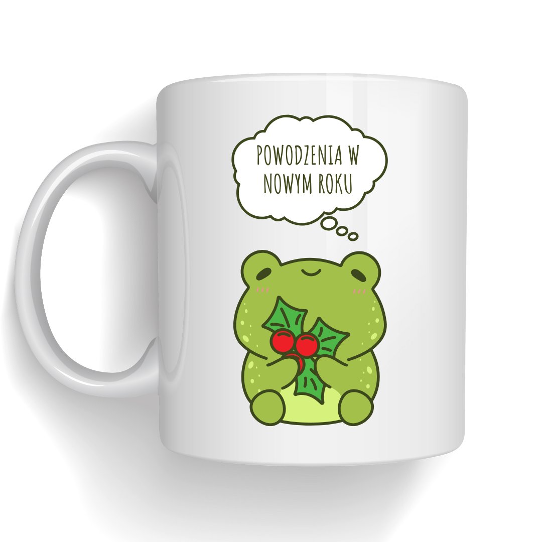 Kubek Z Żabą Powodzenia W Nowym Roku - PD.Druk3D | Sklep EMPIK.COM