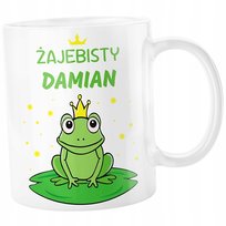 KUBEK ŻAJE BISTY DAMIAN ŚMIESZNY ZABAWNY PREZENT ŻABA - Inna marka ...